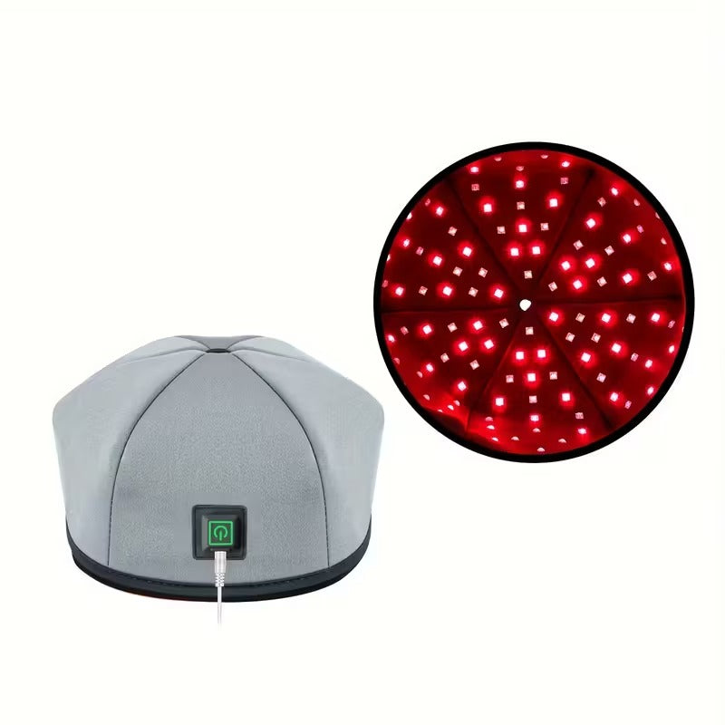 650nm/850nm Near-Infrared Red Light Hair Growth Cap – LED Therapy Regr