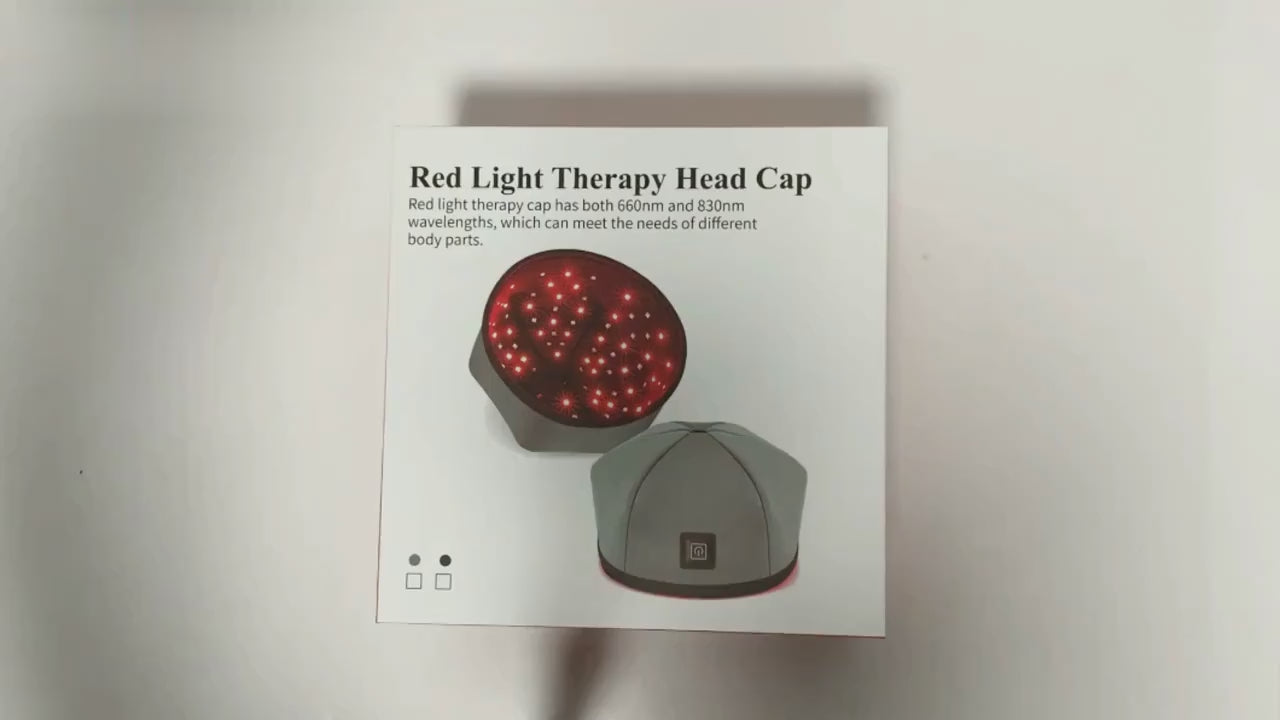 650nm/850nm Near-Infrared Red Light Hair Growth Cap – LED Therapy Regr